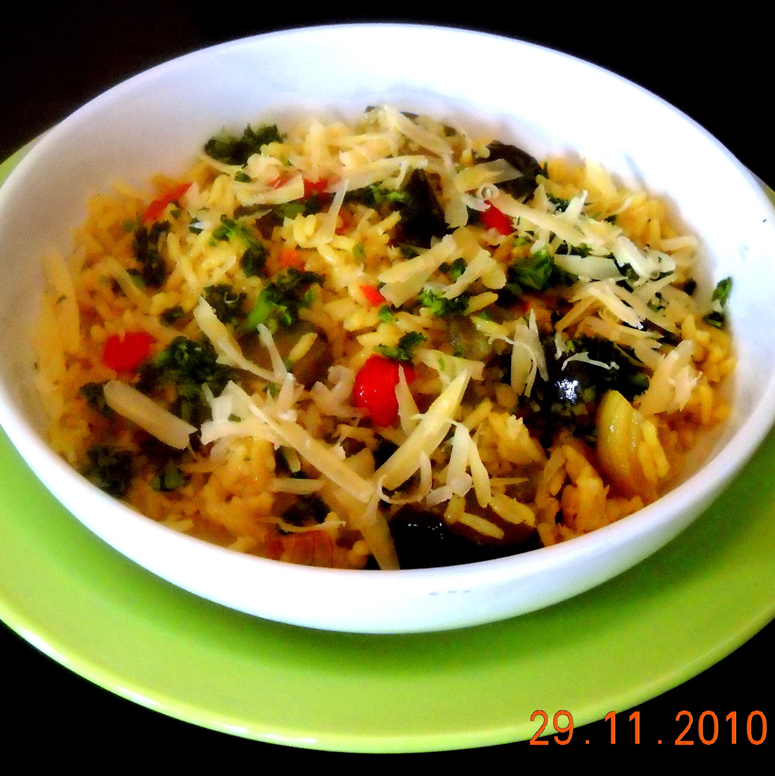 ARROZ CON VEGETALES ASADOS Y CURRY » El Arte de Amasar